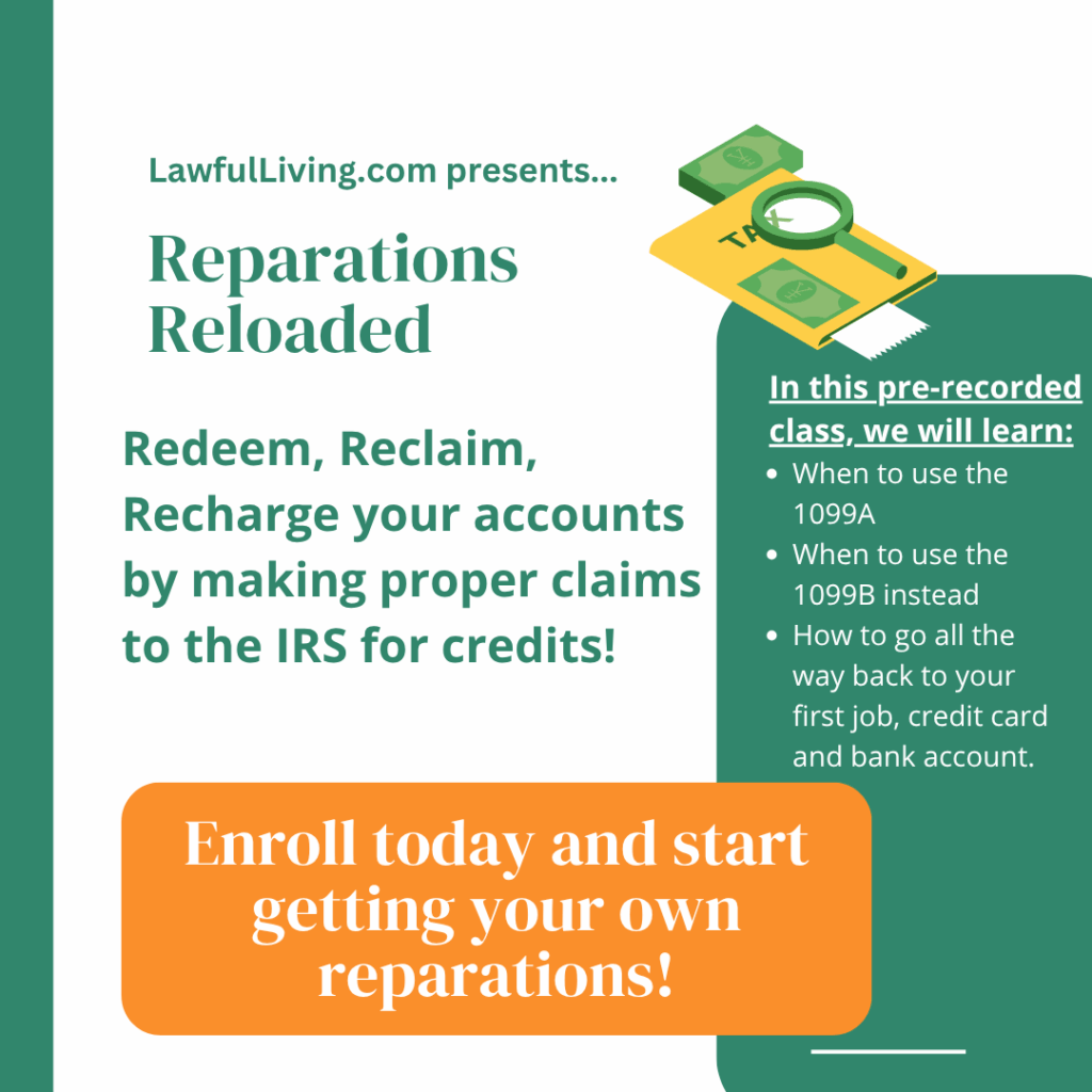 REPARATIONS RELOADED – Freedom from Government